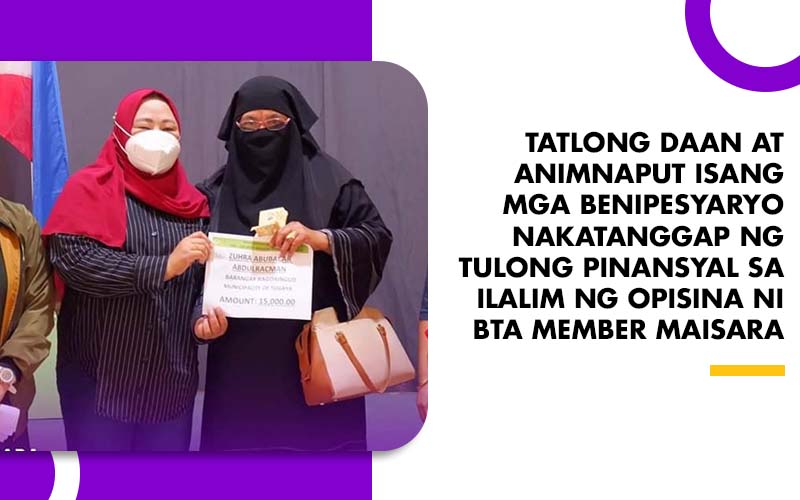 TATLONG DAAN AT ANIMNAPUT ISANG MGA BENIPESYARYO NAKATANGGAP NG TULONG ...